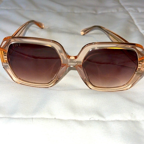 DIFF | Accessories | Nwt Diff Womens Pink Frame Sunglasses | Poshmark